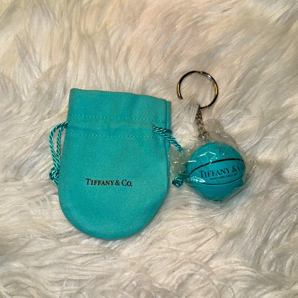 Tiffany & Co. | Accessories | Tiffany Co Basketball Keychain Ring New ...